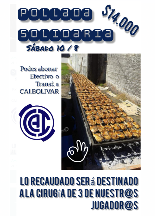 Pollada del Club Independiente para sumar recursos y operar a tres ...